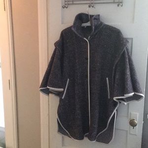 Jackets & Coats | Vintage Chevron Tweed Poncho Cape | Poshmark